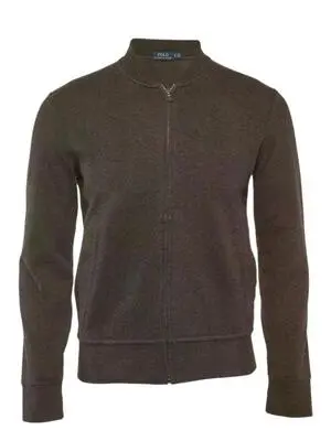Polo Ralph Lauren Herringbone Zip-up Sweater - Grey