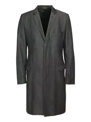 Dolce & Gabbana Denim Long Coat - Black