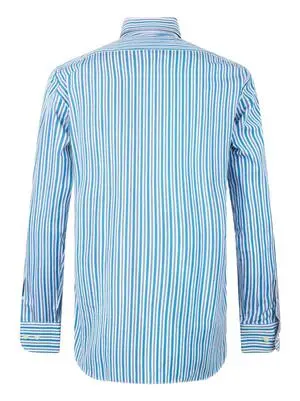 Paul & Shark Striped-pattern Long-sleeve Shirt - Blue