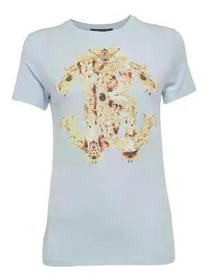 Roberto Cavalli Graphic Print T-shirt - Blue