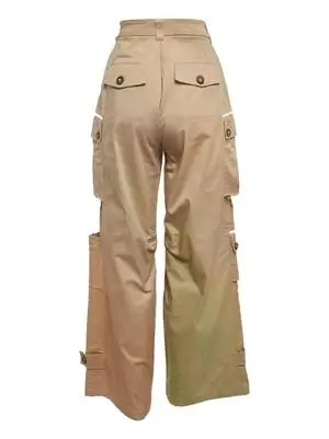 SAGAZA Leandro Buttoned Cargo Trousers - Neutrals
