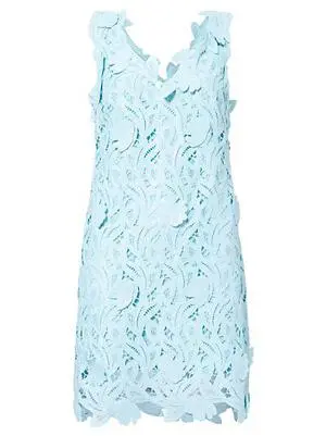 Simkhai Raina Sequin Woven Mini Dress - Pool