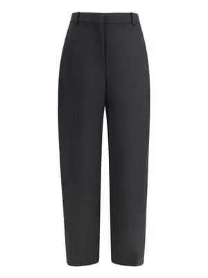 Givenchy Tailored Grain De Poudre Wool Pants - Black