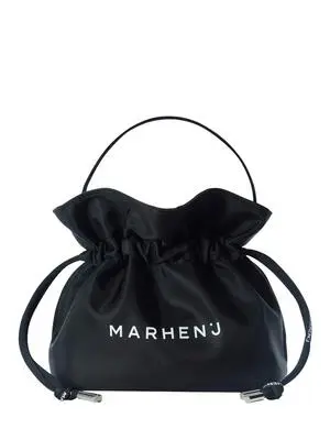 MARHEN.J Recycled Nylon Charron Bucket Bag - Black