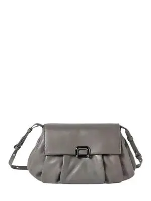 Brunello Cucinelli Nappa Leather Boule Bag - Grey