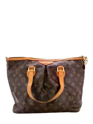 LOUIS VUITTON Palermo Monogram Canvas Pm Tote Bag - Brown