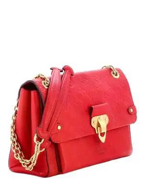 LOUIS VUITTON Vavin Pm Monogram Empreinte Leather Crossbody Bag - Red