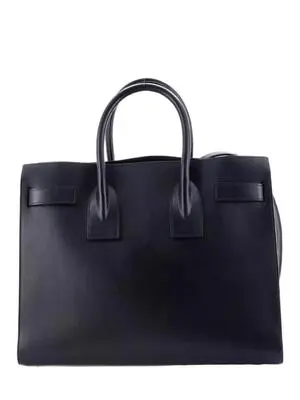 Saint Laurent Sac De Jour Nm Bag Leather Small Tote Bag - Blue