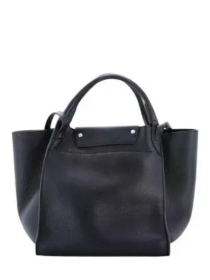 Celine Grained Calfskin Small Satchel - Black
