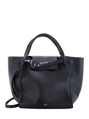 Celine Big Bag Grained Calfskin Small Satchel - Black