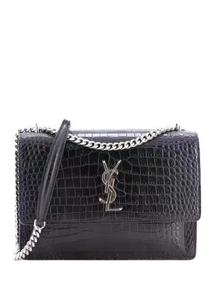 Saint Laurent Medium Sunset Bag - Black
