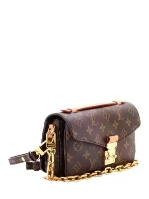 LOUIS VUITTON Pochette Metis Monogram Canvas East West Bag - Brown