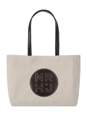 MARHEN.J Bono Le Blanc V Cotton Tote Bag - Brown