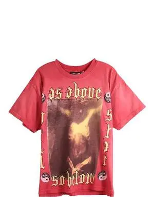 HELLSTAR As Above So Below T-shirt - Red