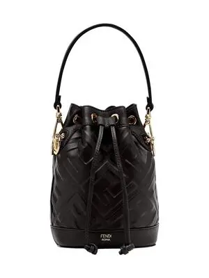 Fendi Mon Tresor Leather Bucket Bag - Multicolor