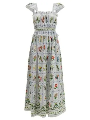 Farm Rio Floral Print Maxi Dress - Multicolour
