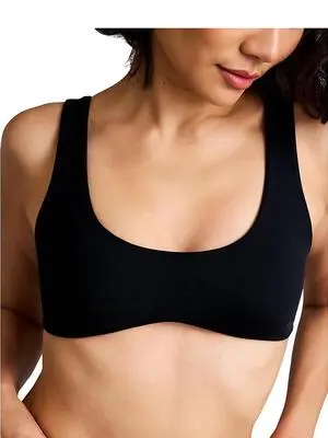 Pepper Wave Wirefree Bra Black