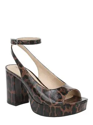 LIFESTRIDE LifeStride Aliyah Ankle Strap Platform Sandal Brown