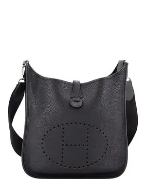 Hermès Pm Evelyne Bag Gen I Clemence - Black