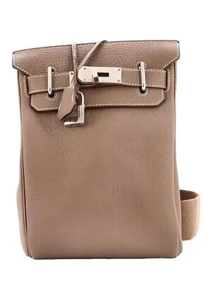 Hermès Pm Hac A Dos Backpack Togo - Gray