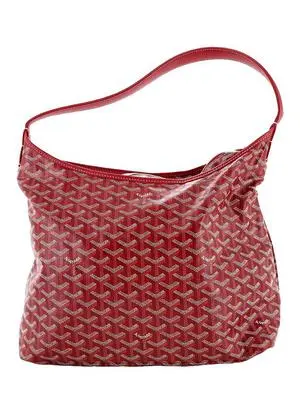Goyard Boheme Hobo Coated Canvas - Red