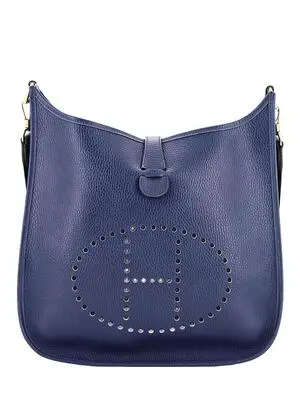 Hermès Gm Evelyne Bag Gen I Ardennes - Blue