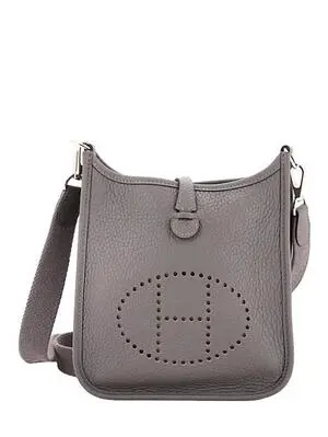 Hermès Tpm Evelyne Bag Gen Iii Clemence - Gray