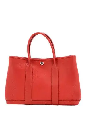 Hermès 30 Garden Party Tote Leather - Red