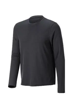 STRAUSS Performance Long Sleeve Crewneck T-shirt - Black