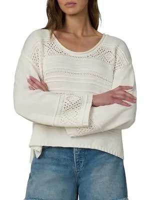 Joe's Jeans The Lola Open Stitch Sweater - Ecru