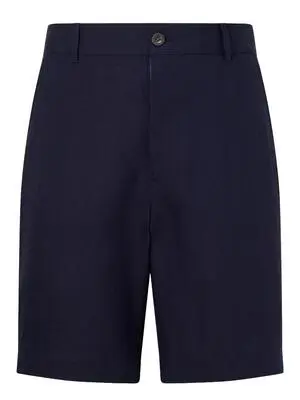 Paul Smith Straight-leg Linen Shorts - Blue