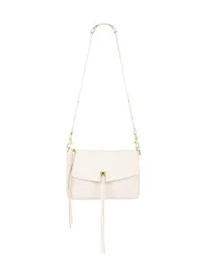 Rebecca Minkoff Darren Top Zip Shoulder Bag - Stone