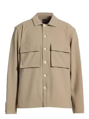 XACUS Light Polyamide And Elastane Overshirt - Grey