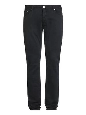 MOORER Midnight Cotton Elastane Pants - Blue