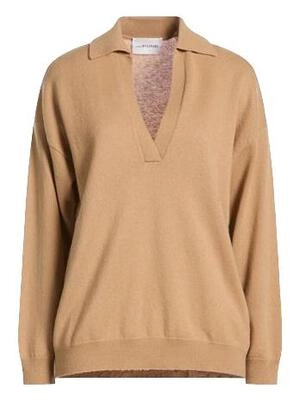 ANNA MOLINARI Wool And Cashmere Sweater - Camel