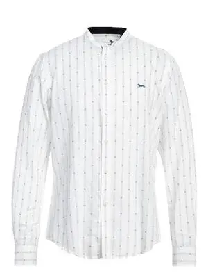 HARMONT & BLAINE Shirt Size Linen - White