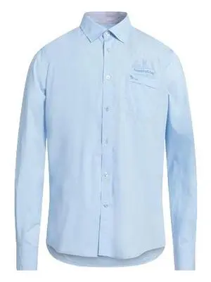 HARMONT & BLAINE Shirt Light Size Cotton, Elastane - Blue