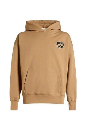 BARROW Hooded Sweatshirt With Embroidered Logo - Sand