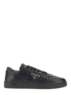 Prada Downtown Nappa Leather Sneakers - Black