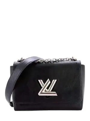 LOUIS VUITTON Epi Leather Twist Handbag Mm - Black