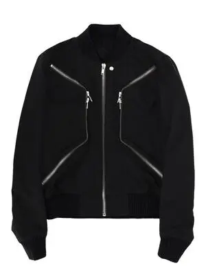 Rick Owens Heizer Flight Bomber Jacket - Black