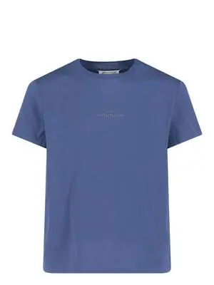 MAISON MARGIELA Maison Margiela Classic Cotton T-Shirt For Men - Spring/Summer 2026 Blue