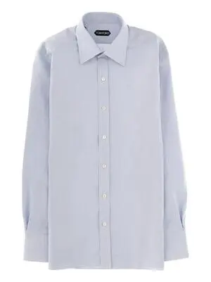 TOM FORD Tom Ford Men's Cotton Button-Down Dress Shirt Multicolour