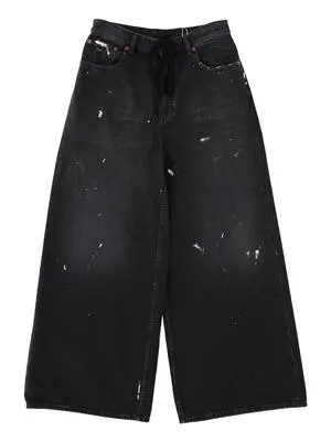 MAISON MARGIELA MM6 Maison Margiela Distressed Wide Leg Jeans