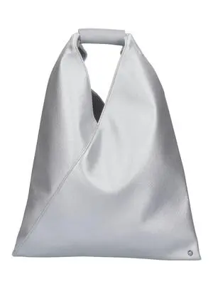 MAISON MARGIELA Structured Tote Bag With Top Handle - Silver
