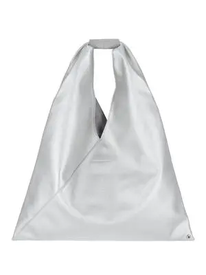 MAISON MARGIELA Mini Handbag With Metallic Accents - Silver