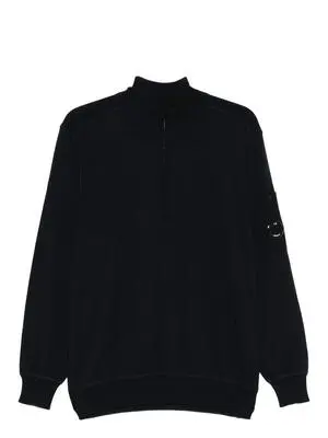 C.P. COMPANY C. P. Company Half Zip Lens Sweater - Ttleclipse