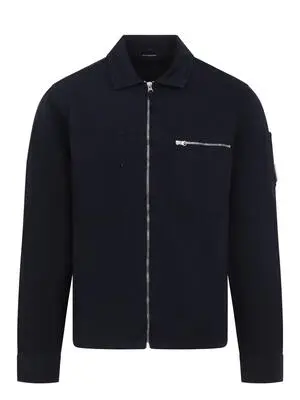 C.P. COMPANY Cotton Blend Shirt Ss26 Collection - Blue