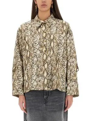 Isabel Marant Étoile ISABEL MARANT Florida Long-Sleeved Shirt Multicolour