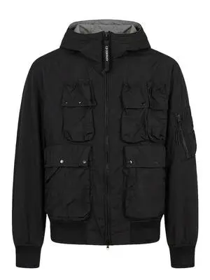 C.P. COMPANY Goggle Jacket With Zip Up - Black